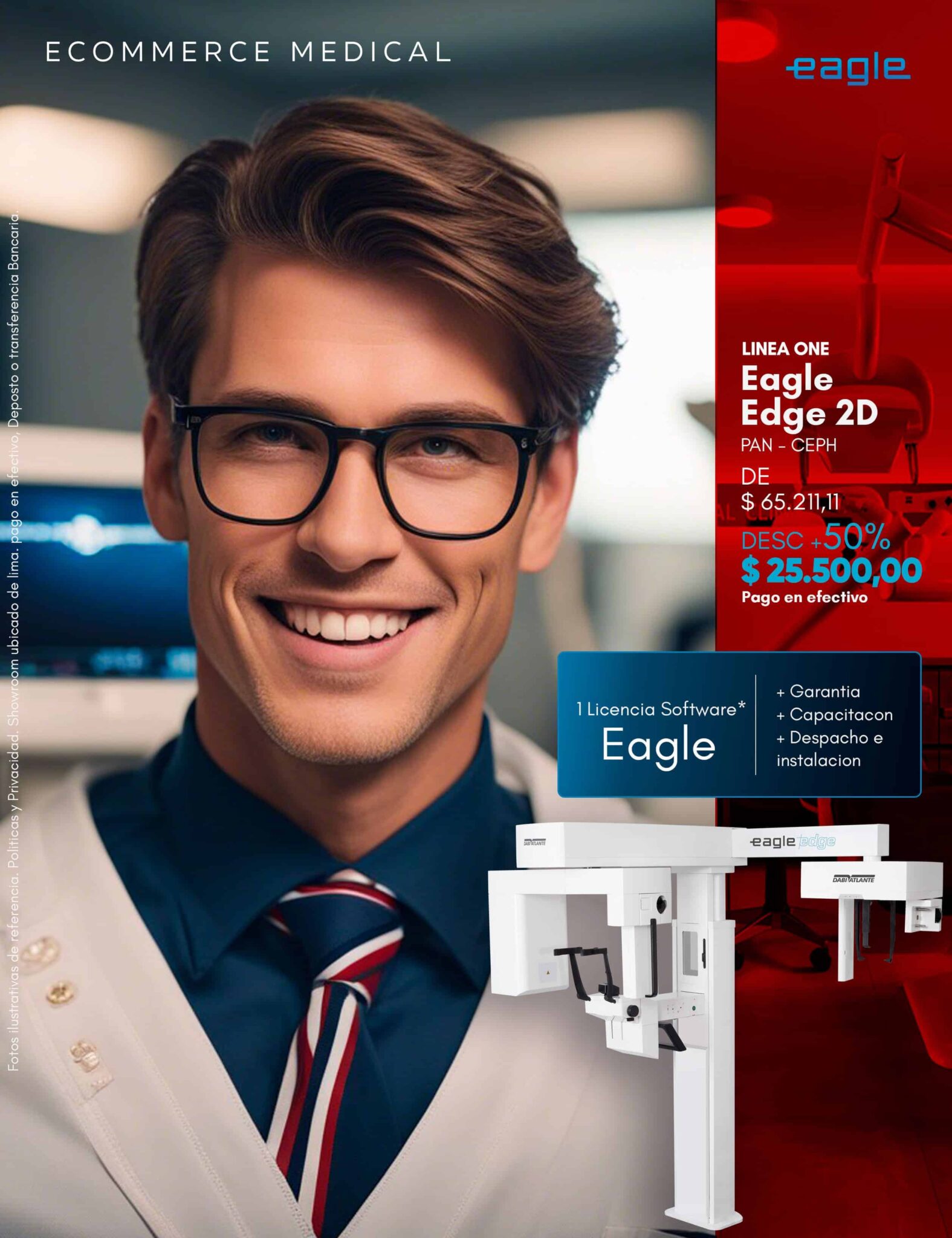 Eagle X-Ray Rayos X Dental Portátil Dabi Atlante — Perú Dentistry