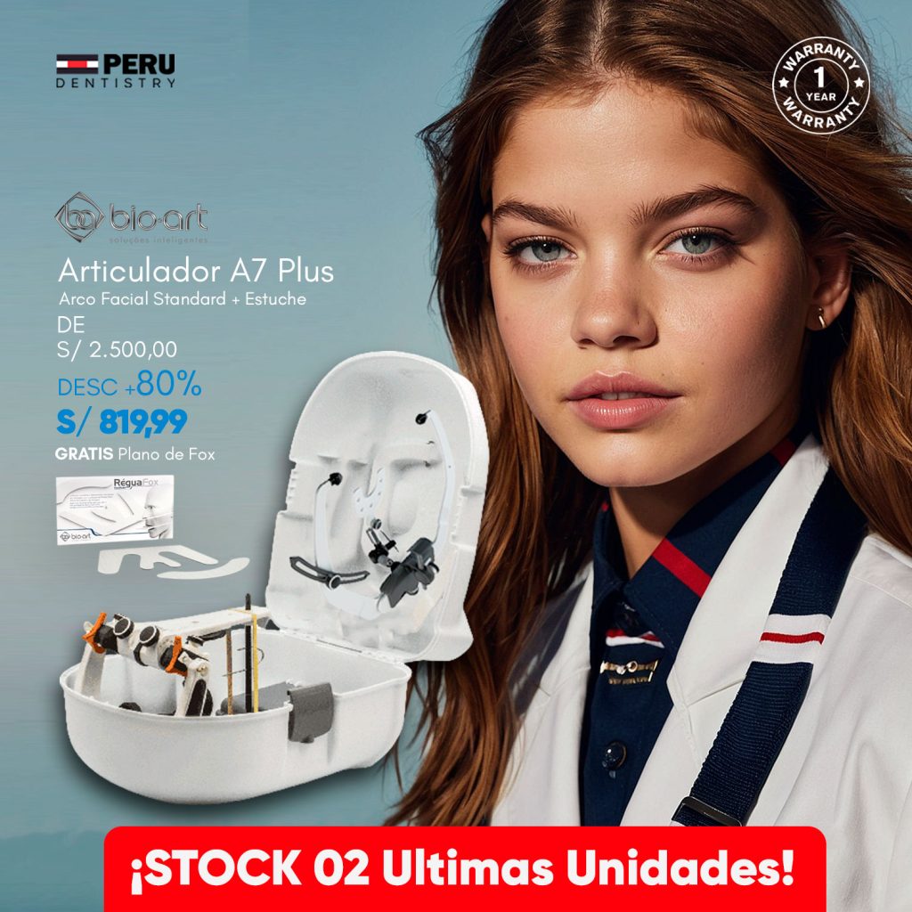 Articulador A7 Plus con Arco Standard + Estuche | Bioart GRATIS 2 Platinas Imantadas — Perú ...
