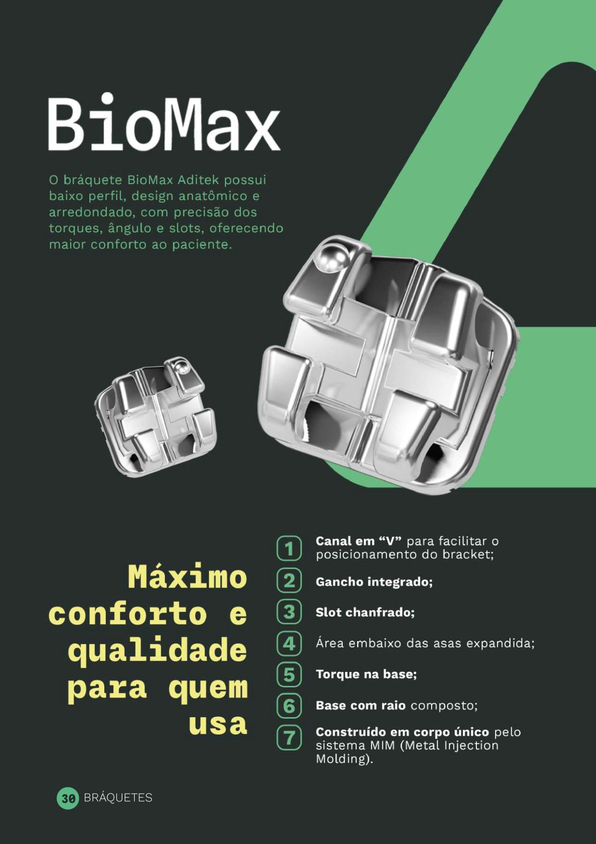 Bracket Metálico BioMax — ADITEK | Perú Dentistry